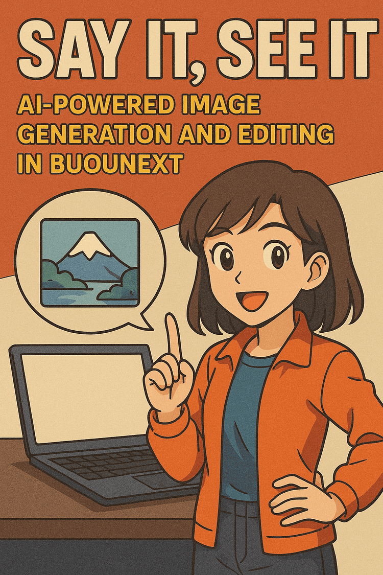 Say It, See It - AI-Powered Image Generation and Editing in BuouNext ...