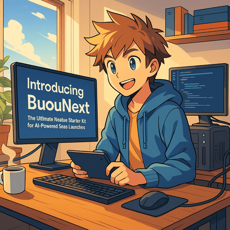 Introducing BuouNext - The Ultimate Next.js Starter Kit for AI-Powered SaaS Launches | BuouNext